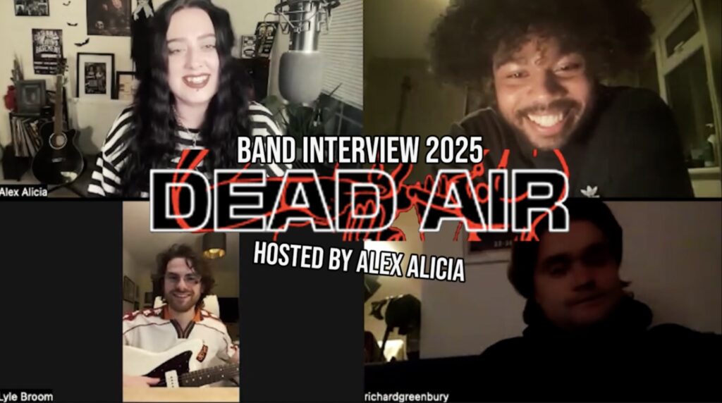 Getting to know alt-rock trio, DEAD AIR | Band Interview 2025 – Alex Alicia